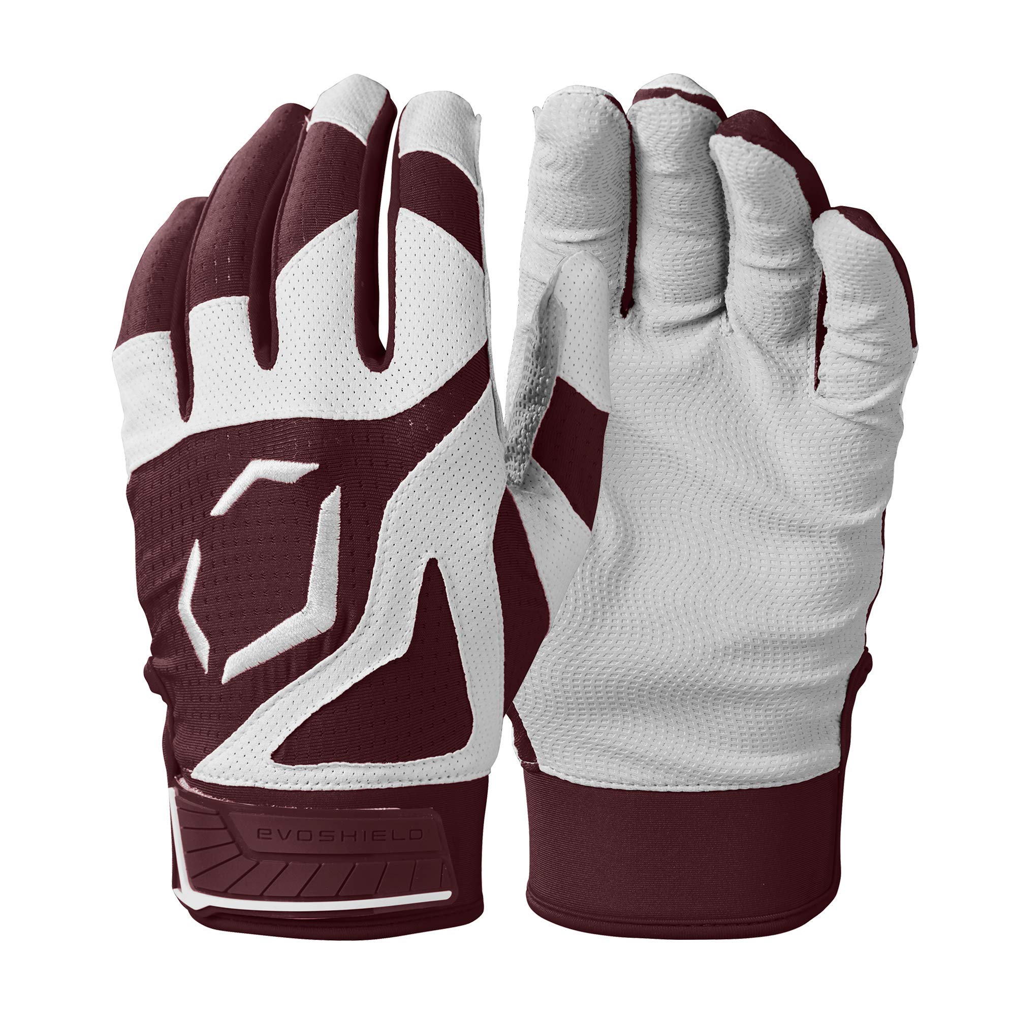 EvoShield SRZ-1™ Youth Batting Gloves - Maroon, Youth Large