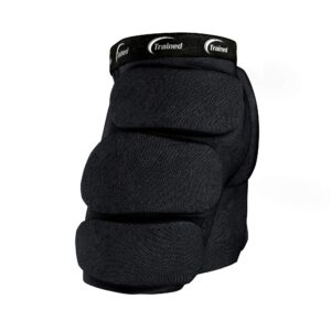 trained padded protective shorts for extreme sports black