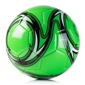 Western Star Soccer Ball Size 3 & Size 4 & Size 5 - Official Match Weight - 5 Colors - Youth & Adult Soccer Players - Helix - Attractive and Durable Design