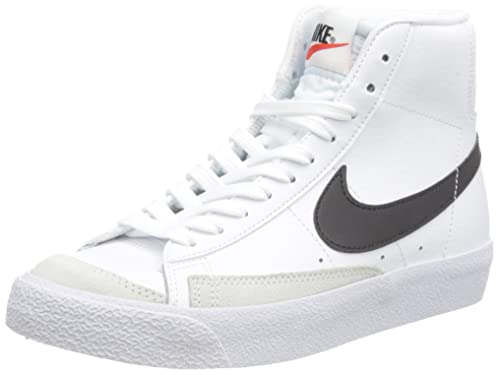 Nike Boy's Blazer Mid '77 (Big Kid) White/Black/Team Orange 5 Big Kid M