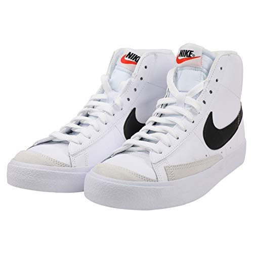 Nike Boy's Blazer Mid '77 (Big Kid) White/Black/Team Orange 5 Big Kid M