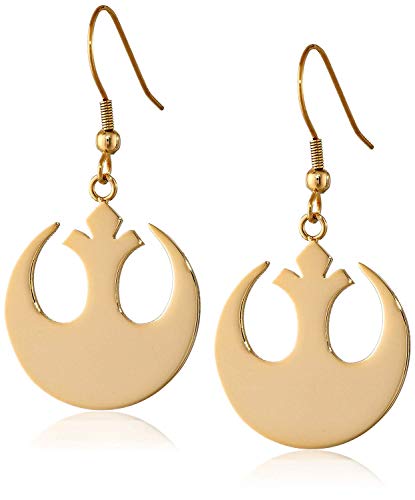 Rebel Alliance 925 Silver Earrings For Women & Gold plated Fishhook Trendy Lightweight Jewelry Hoop Dangle Earrings - Fashionable Accessories – Gift