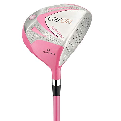 Golf Girl Junior Girls Golf Set V3 with Pink Clubs and Bag, Ages 8-12 (4' 6" - 5'11" Tall), Right Hand