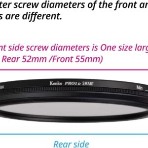 Kenko ND Filter PRO1D Smart Variable NDX3-450 Filter 77mm, for reducing The Amount of Light, Stepless Concentration Adjustment