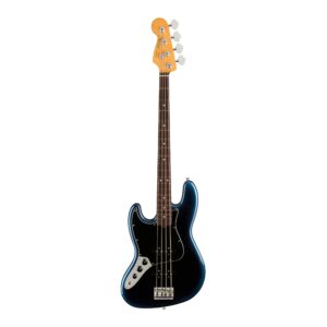 fender american professional ii jazz bass, dark night, left-handed, pau ferro fingerboard