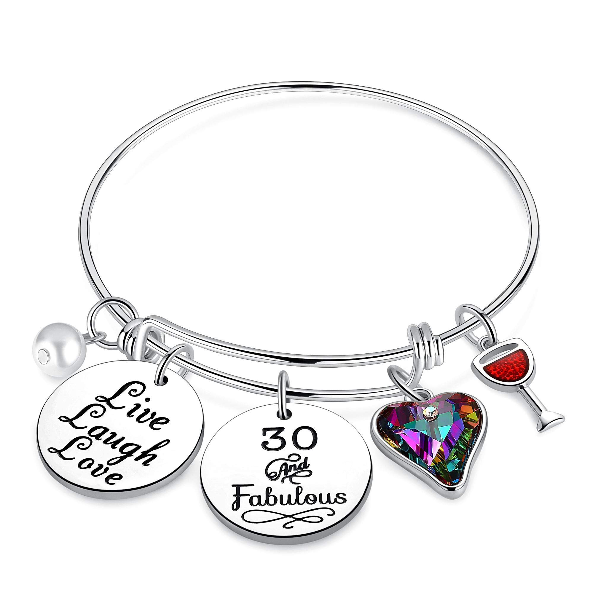 Ursteel 30th Birthday Gifts for Women, 30 Birthday Gifts for Women friends female Best Friend Sister Turning 30 yr Old Birthday Gifts Happy 30th Birthday