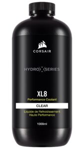 corsair hydro x series, xl8, performance coolant, 1l, clear