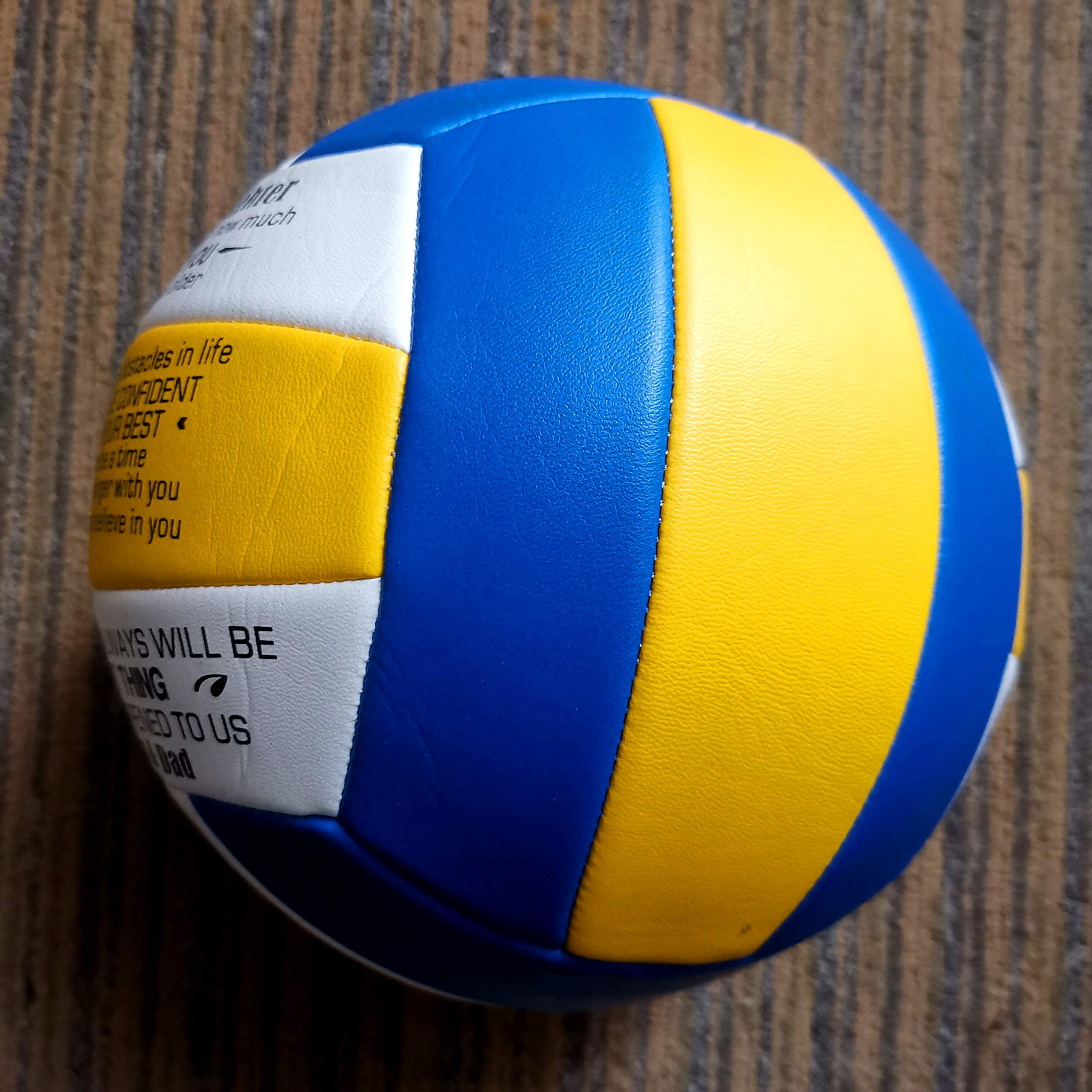 Uloveido to Our Daughter Volleyball Indoor Outdoor Ball Special Birthday Gifts for Daughter from Mom and Dad Y605 (Blue/White/Yellow)