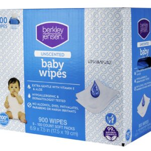 Berkley Jensen Unscented Baby Wipes, 9 pk./100 ct.