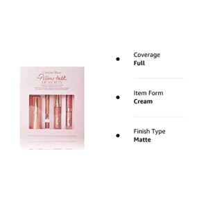 Charlotte Tilbury Pillow Talk Lip Secrets holiday Set - Matte Revolution Lipstick Full Size, Lip Cheat Liner, Collagen Lip Bath Plumper, Jewel Lips Lip Gloss