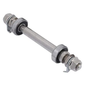 Quick Release Front Rear Axles, Wheel Hub Axle, Hub Shaft, Axle Hub Adapter for Mountain Bike Front Rear Wheel(Front)