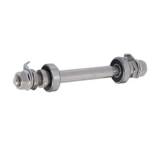 Quick Release Front Rear Axles, Wheel Hub Axle, Hub Shaft, Axle Hub Adapter for Mountain Bike Front Rear Wheel(Front)