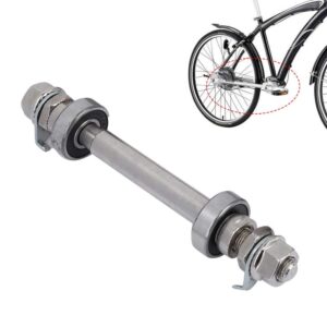 Quick Release Front Rear Axles, Wheel Hub Axle, Hub Shaft, Axle Hub Adapter for Mountain Bike Front Rear Wheel(Front)