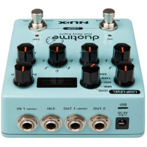 Nux NDD-6 Duotime Dual Delay Effects Pedal,Cyan