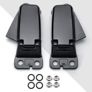 MUSHENG Rear Window Tailgate Liftgate Glass Hinge Kits Compatible with 2005-2015 Nissian Armada,2004-2010 Infiniti QX56, 2004 Nissan Pathfinder Armada (Left & Right) Replace 90321-7S000 90320-7S000