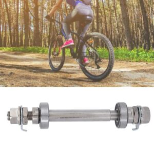 Quick Release Front Rear Axles, Wheel Hub Axle, Hub Shaft, Axle Hub Adapter for Mountain Bike Front Rear Wheel(Front)