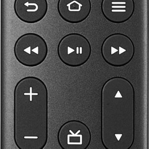 Insignia - Fire TV Replacement Remote for Insignia and Toshiba - Black