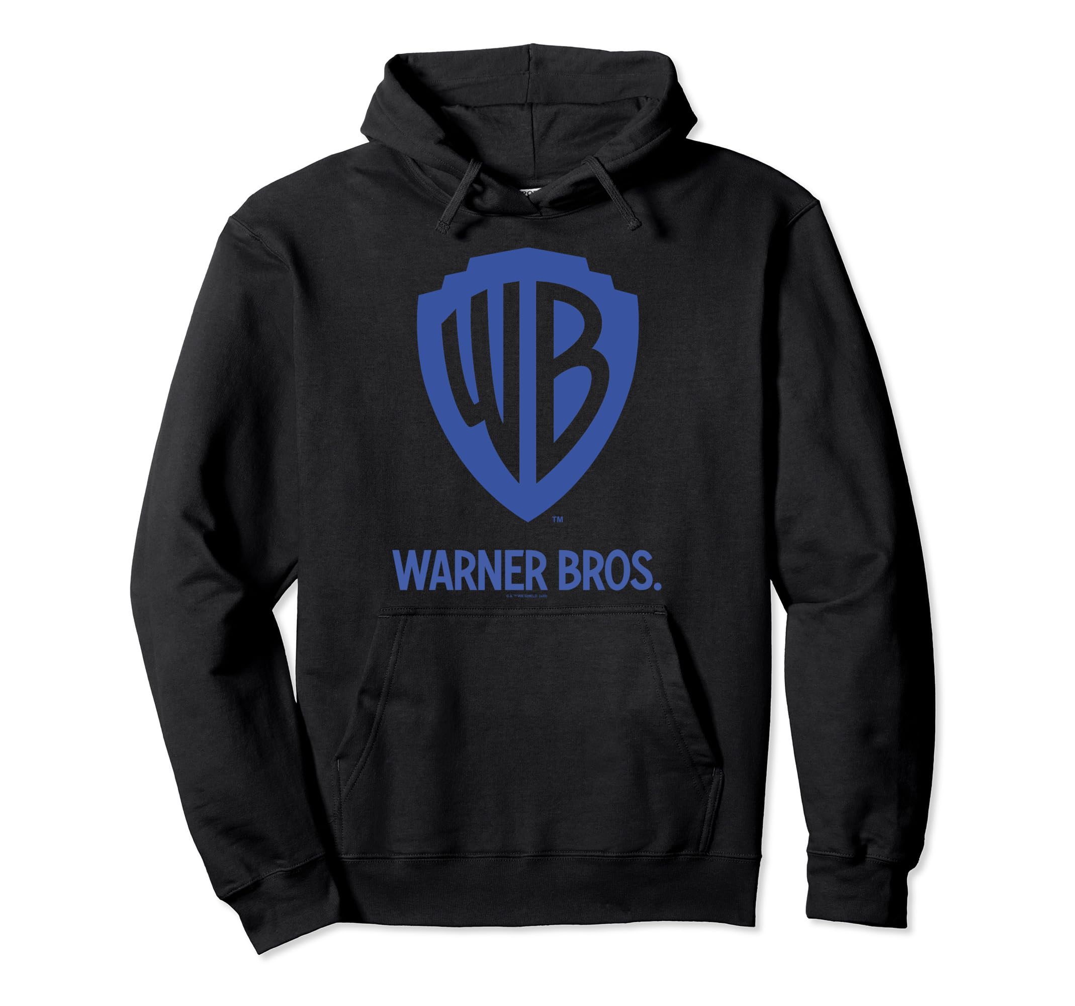 Warner Brothers WB Blue Logo Pullover Hoodie