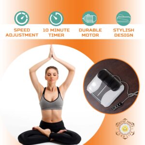 HHLL Chi Machine, Chi Swing Machine for Aerobic Exercise and Vitality, Chi Miracle Machine Leg Exerciser, Swivel Disc, Deep Ankle Rest, Multi Speed