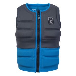 mens neoprene wakesurf comp vest - designed exclusively for wake surfing, but great for all other watersports activities! (cobalt, small)