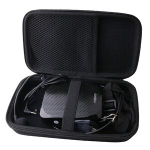 werjia hard carrying case for zoweetek/shidu voice amplifier portable with rechargeable wired microphone (case only)