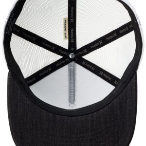 Hurley Mens Caps - Flat Brim Snapback Baseball Cap Standard Trucker Hats for Men, Size One Size, Camo/Black