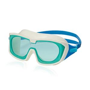 speedo unisex-child swim goggles proview mask white/jade, one size