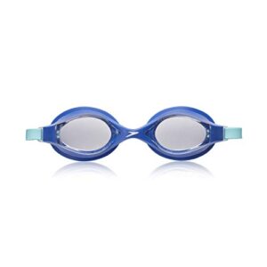 Speedo Unisex-Child Swim Goggles Super Flyer Ages 3 - 8 , Speedo Blue/Clear