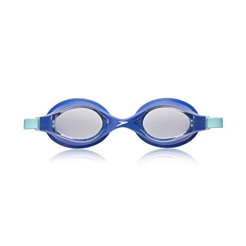 Speedo Unisex-Child Swim Goggles Super Flyer Ages 3 - 8 , Speedo Blue/Clear