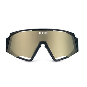 KOO Spectro Sunglasses I Performance Eyewear for Road, Triathlete & Cyclocross Sports - Black Bronze