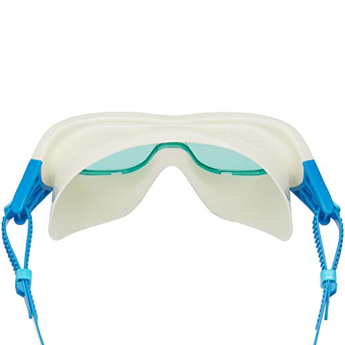 Speedo Unisex-Child Swim Goggles Proview Mask White/Jade, One Size