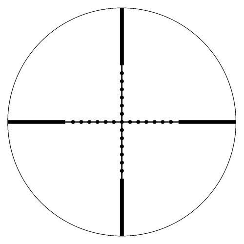 DB TAC INC 4X32 Compact Scope with Mil-Dot Reticle and 1" Picatinny Scope Rings