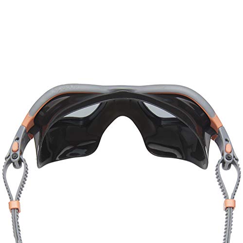 Speedo Unisex-Adult Swim Goggles Proview Mask , Monument/Steel