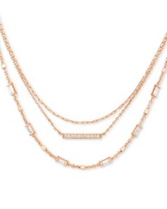 kendra scott addison multi strand in rose gold rose gold metal