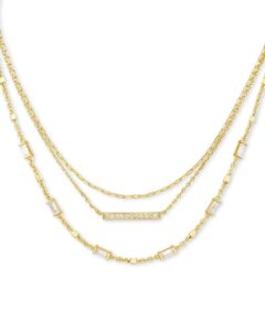 kendra scott addison multi strand in gold gold metal