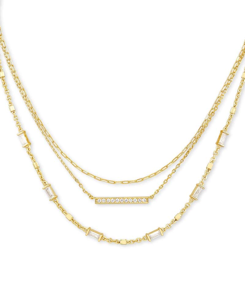 Kendra Scott Addison Multi Strand in Gold Gold Metal