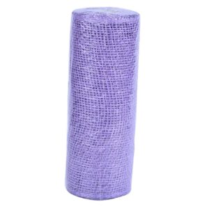 10" purple poly burlap mesh by celebrate it