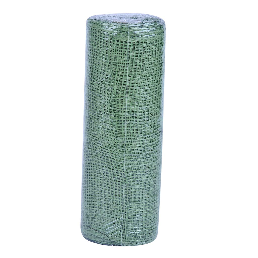 10" Green Poly Burlap Mesh by Celebrate It