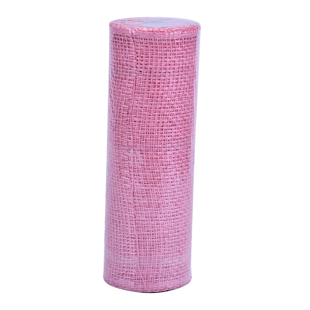 10" Pink Poly Burlap Mesh by Celebrate It