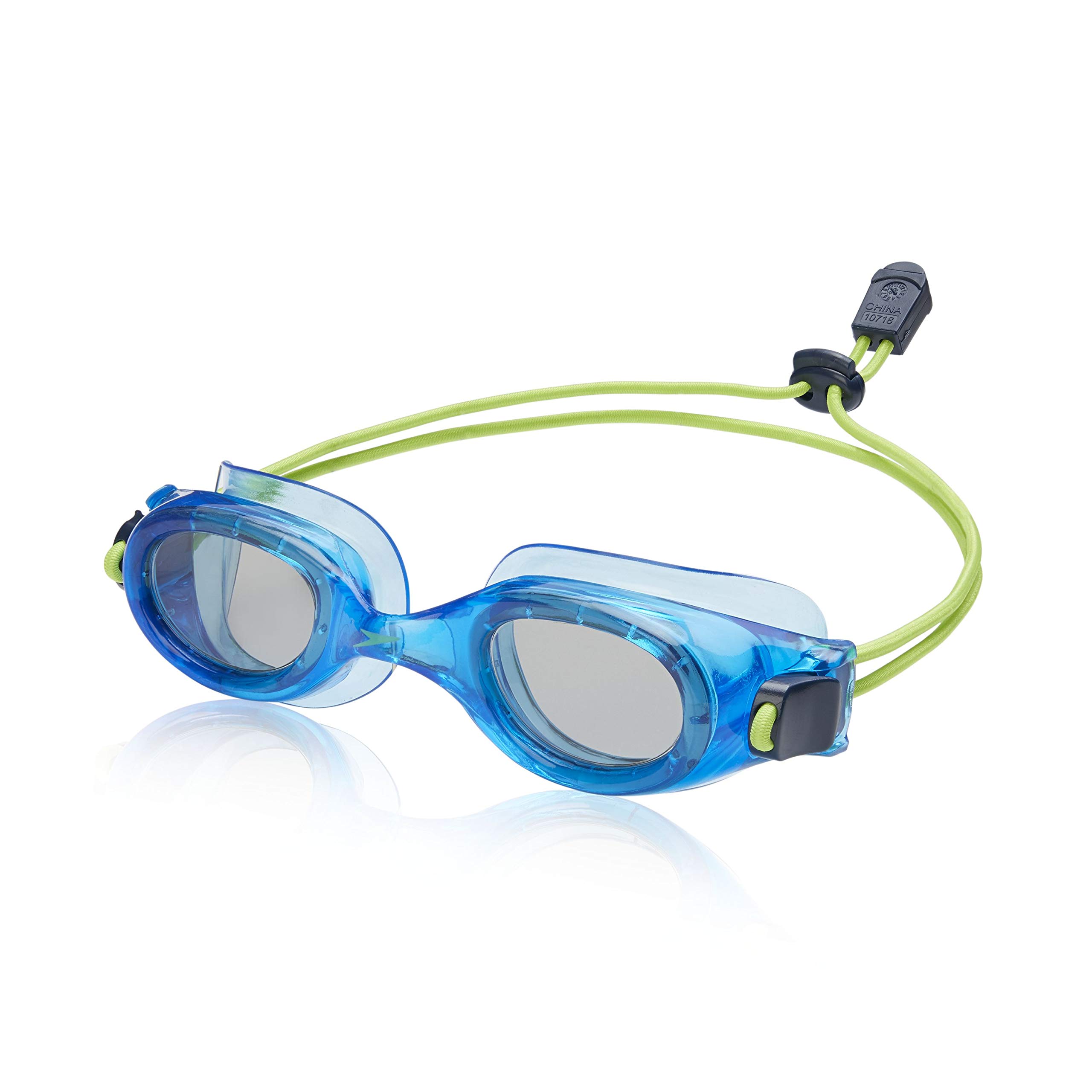 Speedo Unisex-child Swim Goggles Hydrospex Bungee Junior Ages 6-14 , Peacoat/Smoke