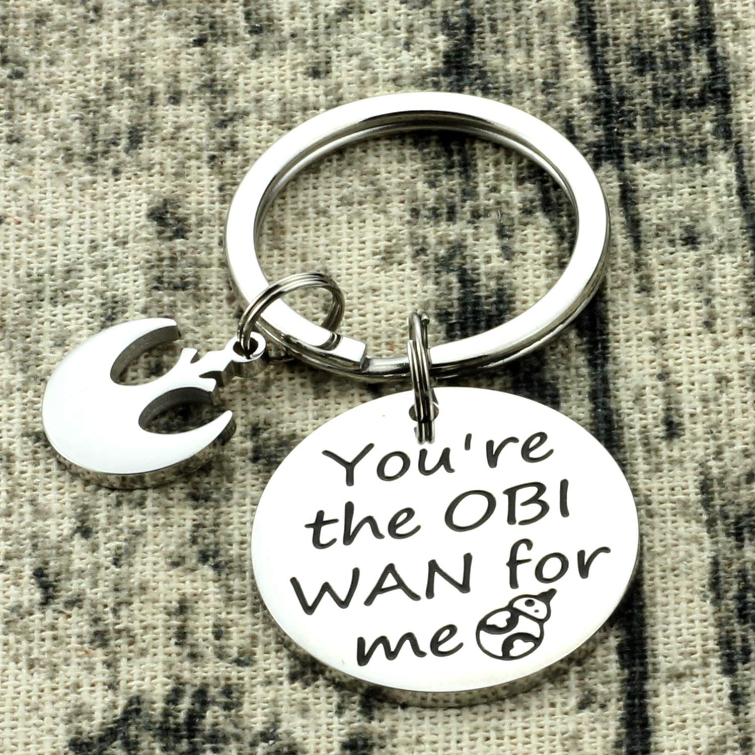 Kivosliviz Star Wars Gifts for Boyfriend Star Wars Rebels Keychain Starwars Valentines Gifts for Husband