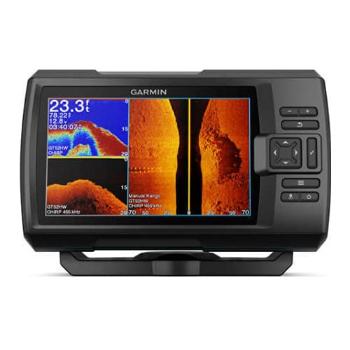 Garmin Striker Vivid 7sv, Easy-to-Use 7-inch Color Fishfinder and Sonar Transducer, Vivid Scanning Sonar Color Palettes (010-02553-00)