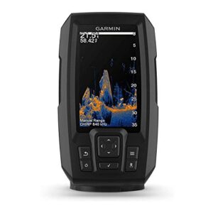 garmin 010-02550-00 striker vivid 4cv, easy-to-use 4-inch color fishfinder and sonar transducer, vivid scanning color palettes