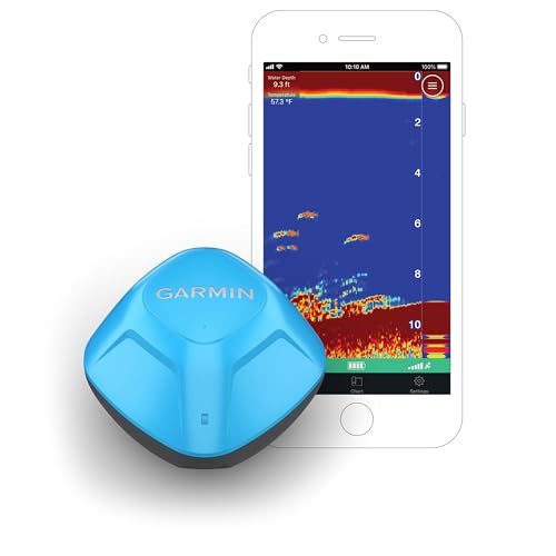 Garmin Striker Cast, Castable Sonar with GPS, Pair with Mobile Device and Cast from Anywhere, Reel in to Locate and Display Fish on Smartphone or Tablet (010-02246-02)