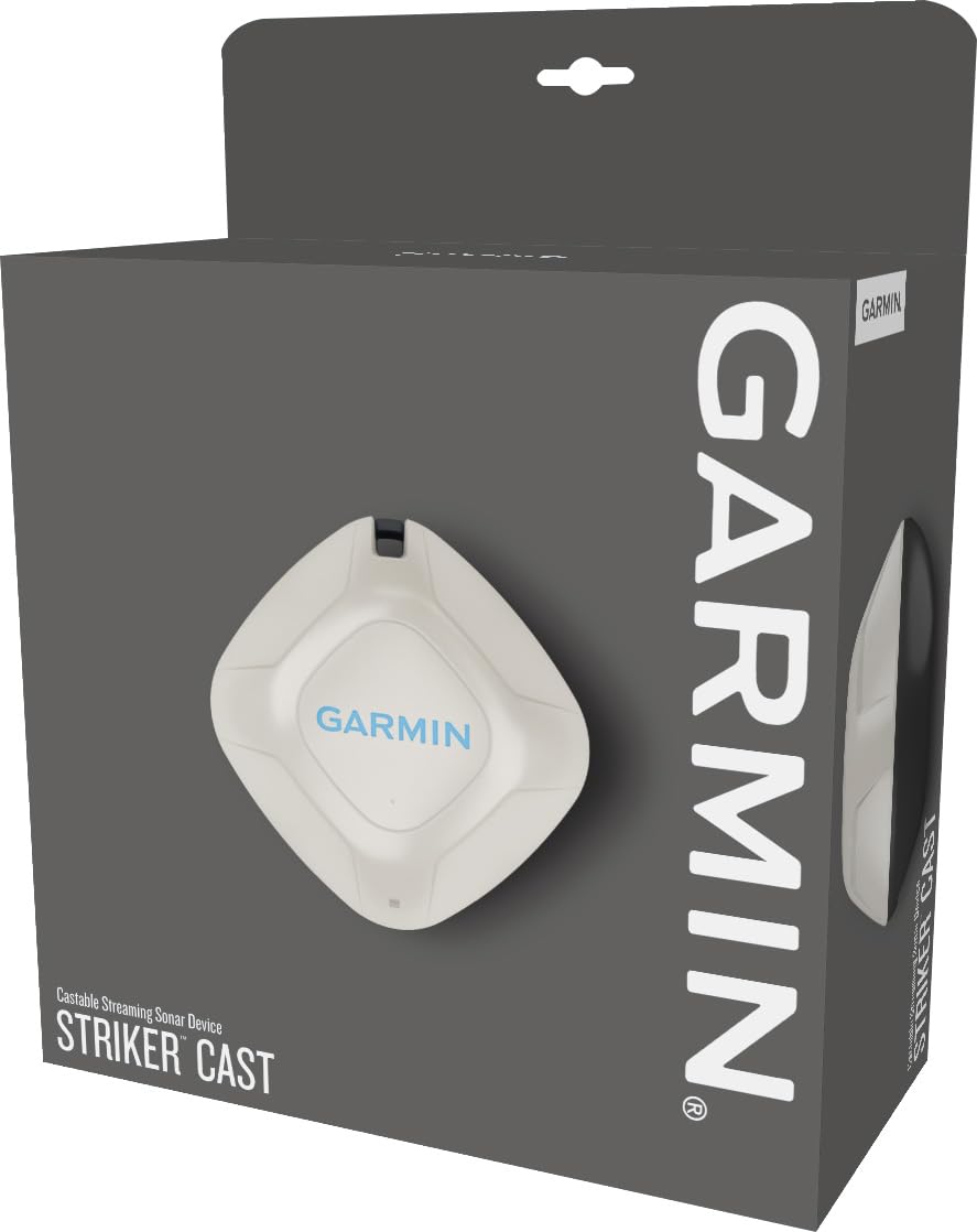 Garmin Striker Cast, Castable Sonar, Pair with Mobile Device and Cast from Anywhere, Reel in to Locate and Display Fish on Smartphone or Tablet (010-02246-00)