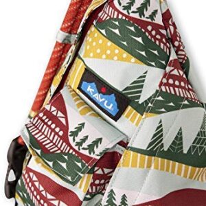 KAVU Original Rope Sling Bag Polyester Crossbody Backpack-Harvest Lands