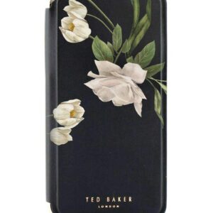 Ted Baker EESMEE Mirror Folio Case for iPhone 11 - Elderflower/Black Silver