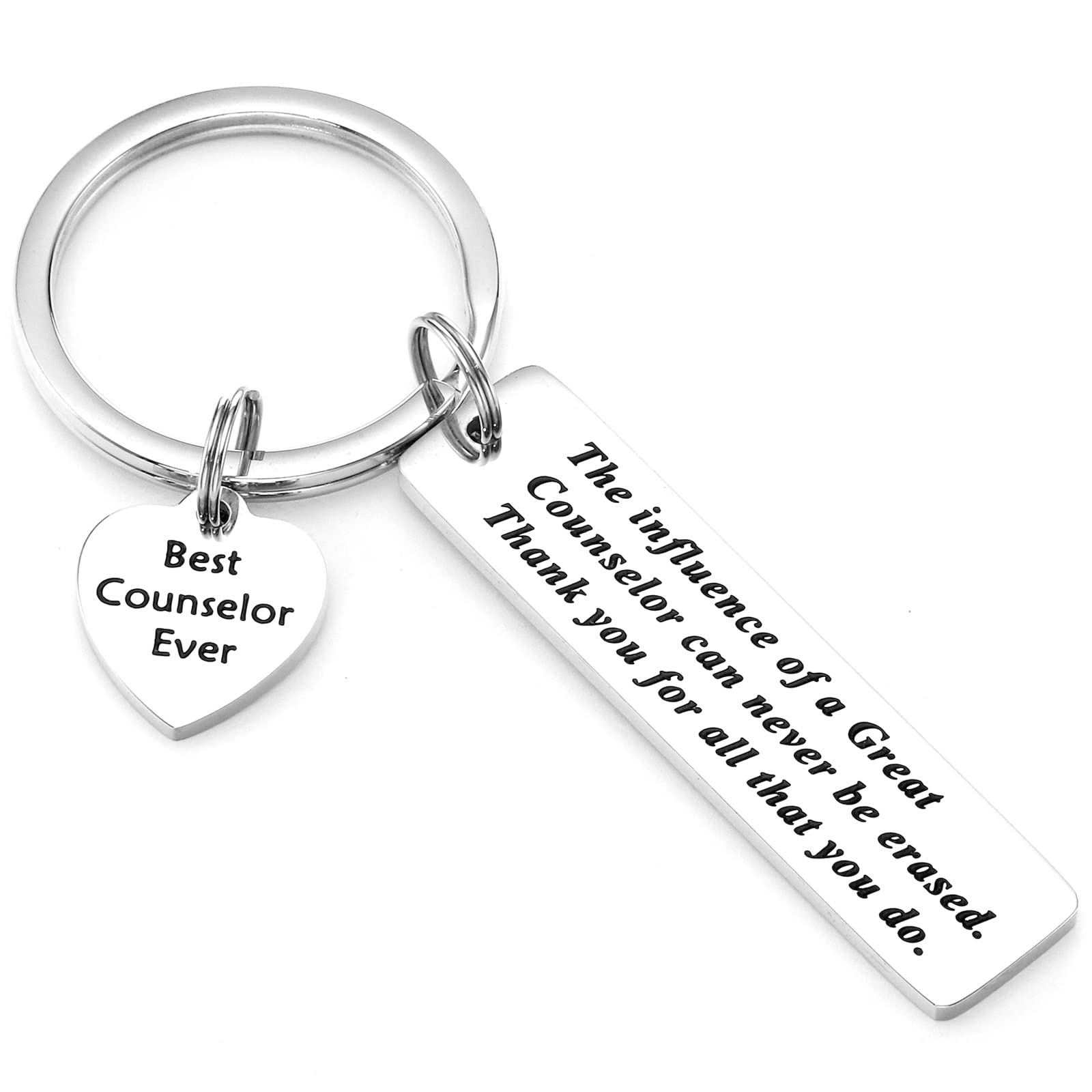 Kivosliviz Mental Health Counselor Gifts Keychain Gift for Counselor Key Chain School Counselor Keychain