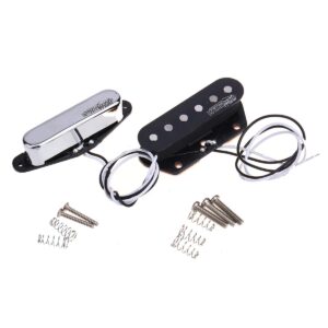 wilkinson m series wov classical vintage style alnico 5 guitar tele single coil pickups set for telecaster electric guitar