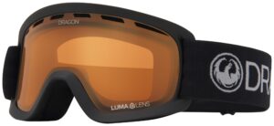 dragon kids lil d snow sport goggle - charcoal frame | ll amber lens